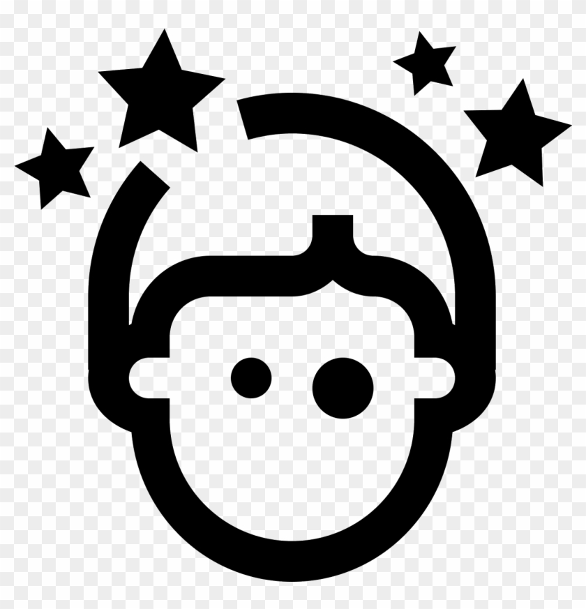 Clipart Brain Dizzy - Transparent Background Star Png - Full Size PNG ...