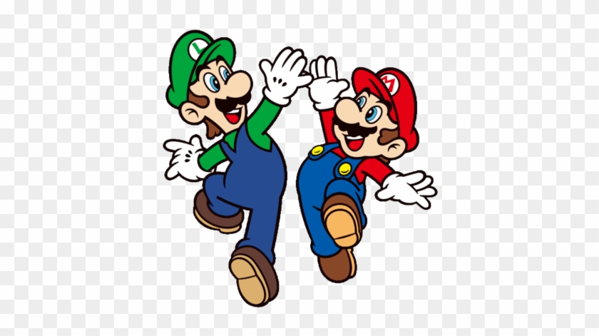 Hi Five Clip Art - Mario And Luigi 2d - Full Size PNG Clipart Images ...