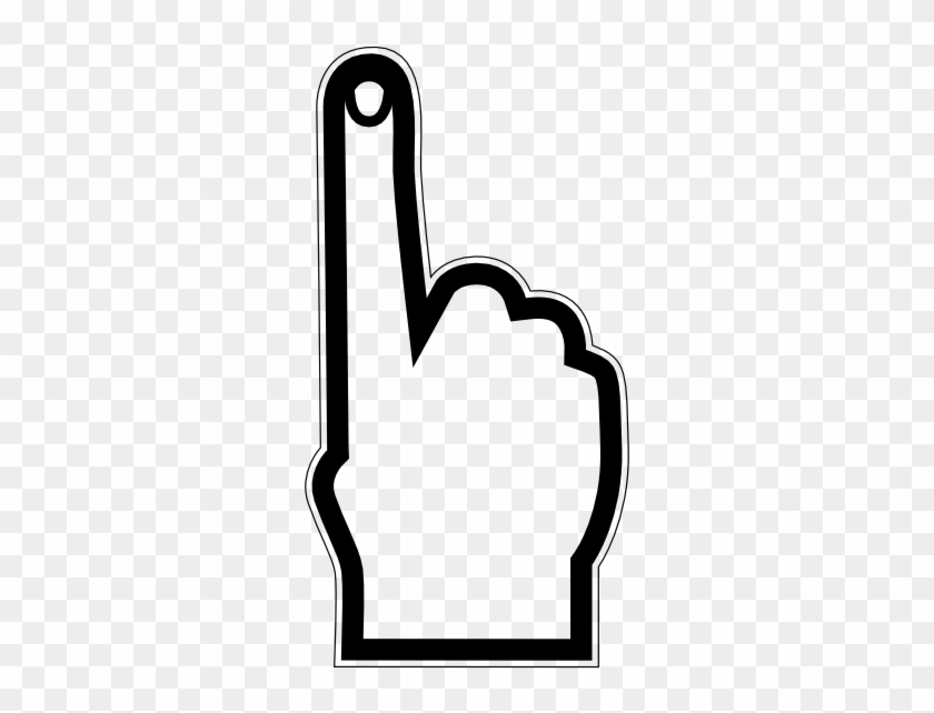 Finger Clipart Frame - Outline Image Of Finger - Full Size PNG Clipart ...