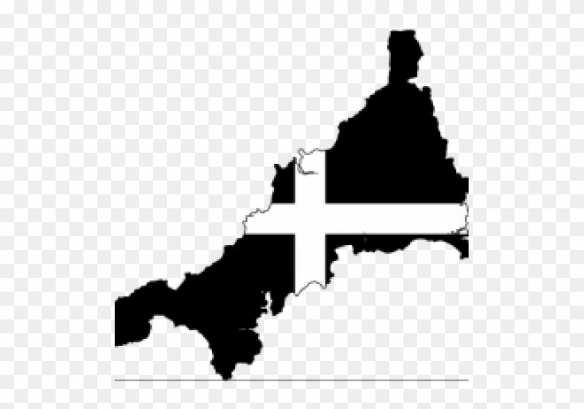 Map Of Cornwall - Full Size PNG Clipart Images Download