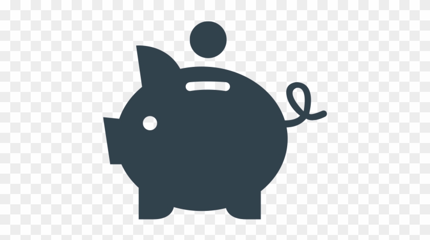 Estimate - Piggy Bank Icon Black - Full Size PNG Clipart Images Download