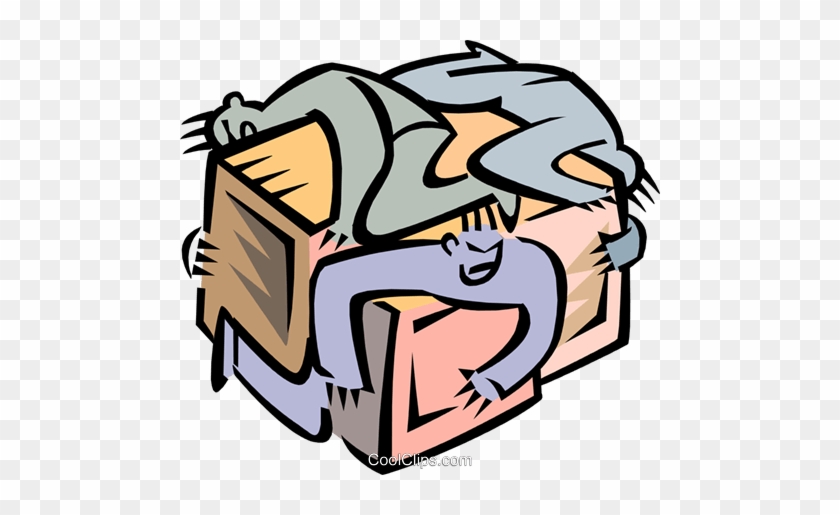 Men Shipping Cargo Royalty Free Vector Clip Art Illustration - Men ...