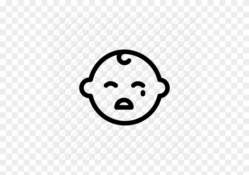 Clip Art Sad Child - Sad Baby Icon - Full Size PNG Clipart Images Download