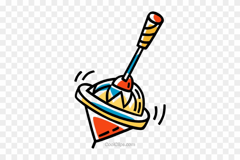 Spinning Top Royalty Free Vector Clip Art Illustration - Clip Art ...