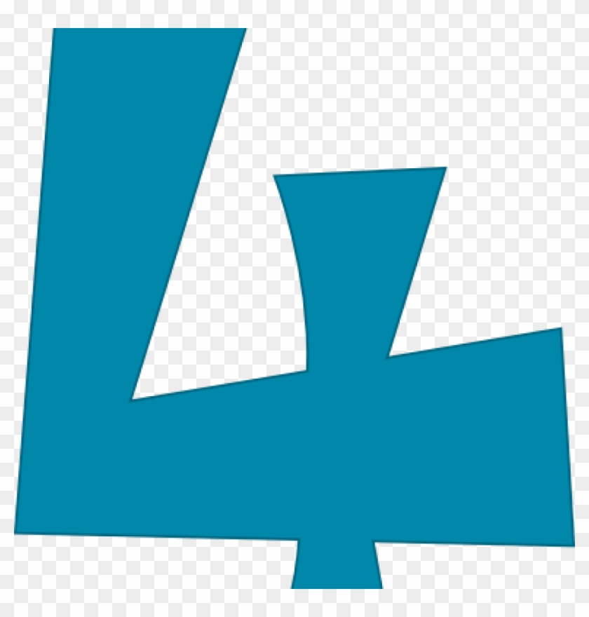 Number Four Clipart Number 4 Clip Art At Clker Vector - Clip Art - Full ...