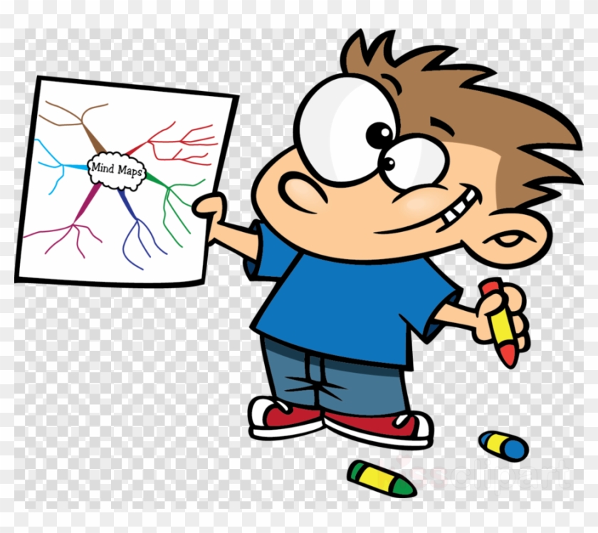 Children Mind Mapping Clipart Mind Maps For Kids - Proud Cartoon - Full ...