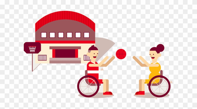Disabled - Cartoon - Full Size PNG Clipart Images Download