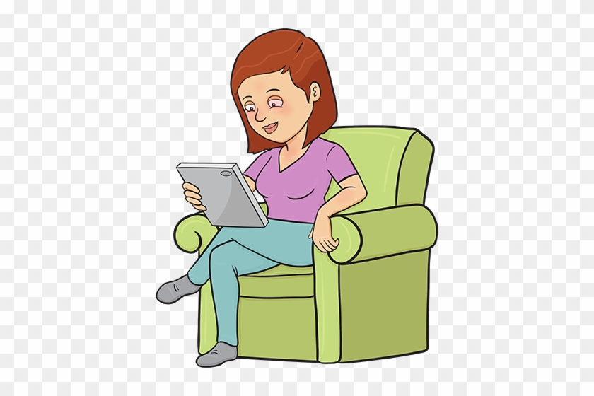 Email - Susan - Sitting - Free Transparent PNG Clipart Images Download