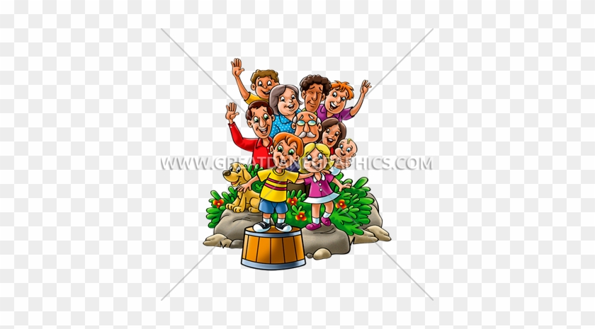 Family Reunion - Cartoon - Full Size PNG Clipart Images Download