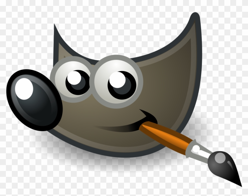Fox With Brush Logo - Full Size PNG Clipart Images Download