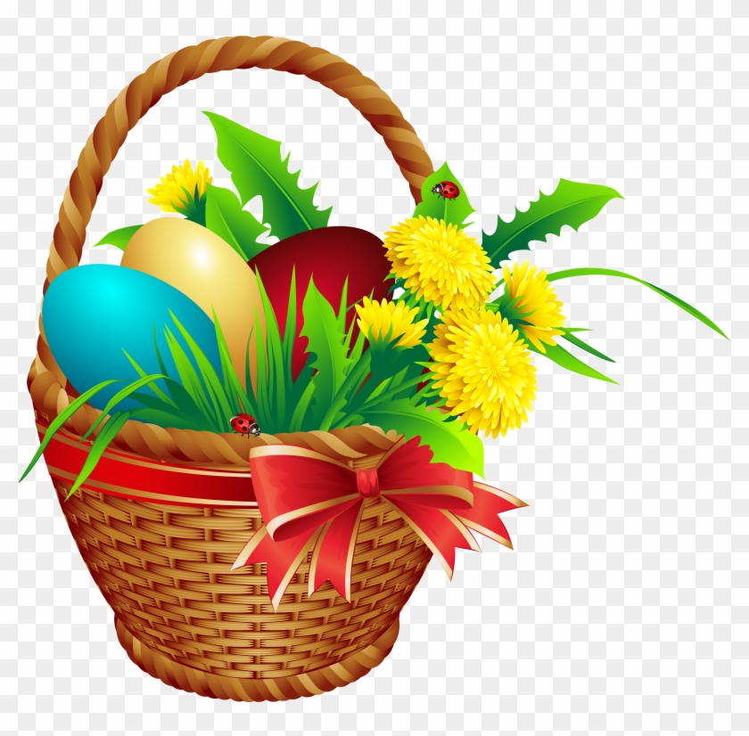 0, - Easter Basket Clip Art - Full Size PNG Clipart Images Download
