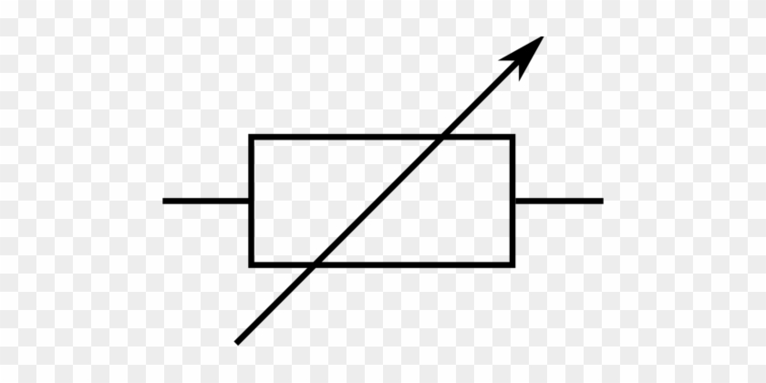 Electronic Symbol Potentiometer Resistor Electronic - Fixed Resistor ...