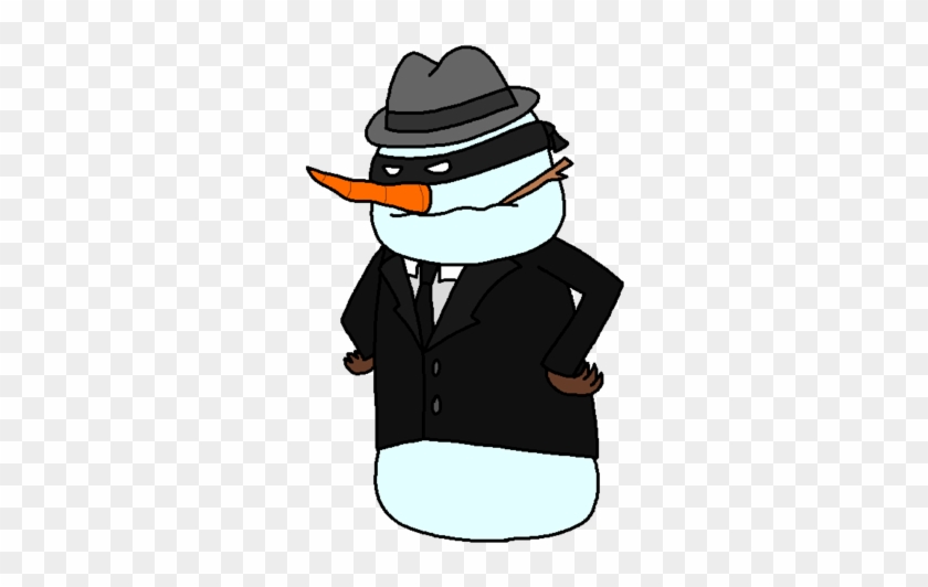 Clip Art Black And White Library Fedora Clipart Snow - Cartoon - Free ...
