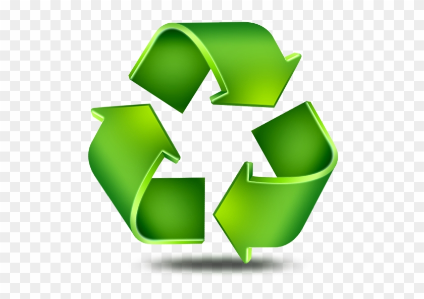 Arrow Line Recycle Recycling Transparent Background - Recycle Emoji Png ...
