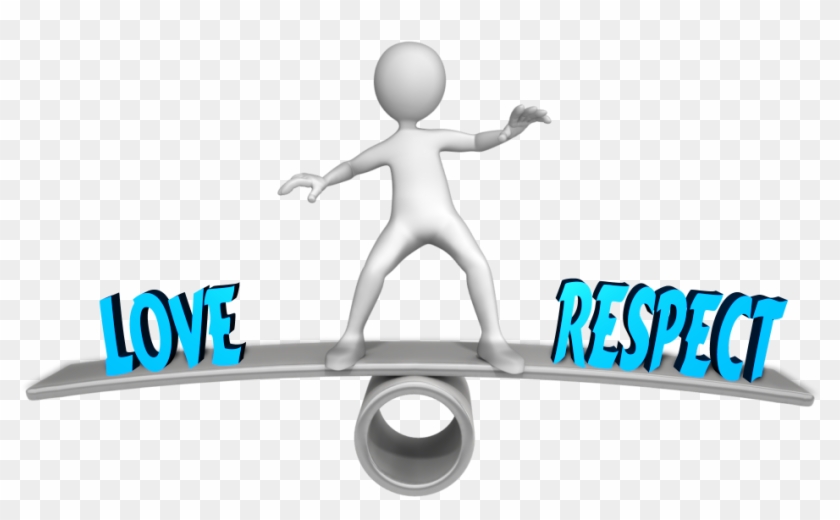 Balance Love Respect - Cartoon Efficiency And Effectiveness - Full Size ...
