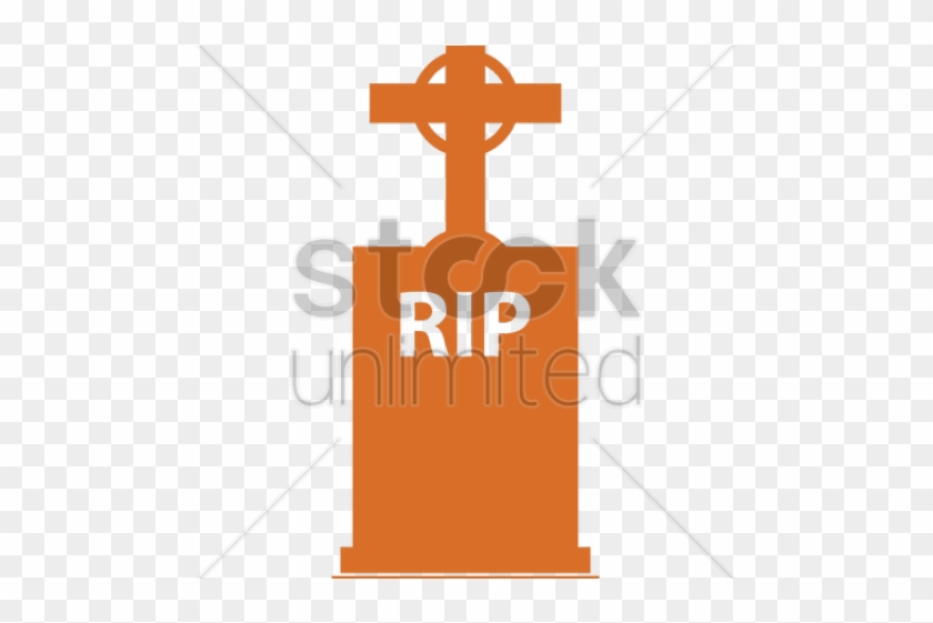 Gravestone Clipart Rip Cross - Headstone - Full Size PNG Clipart Images Download