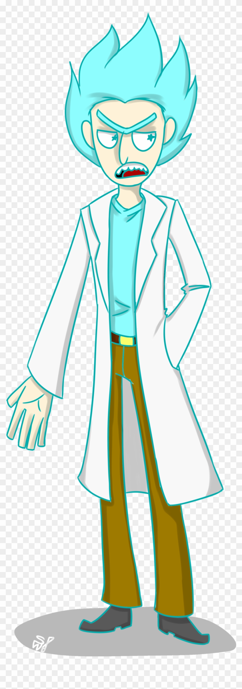 Rick Sanchez Transparent Rick Sanchez By Thenightmaregirls - Comics ...