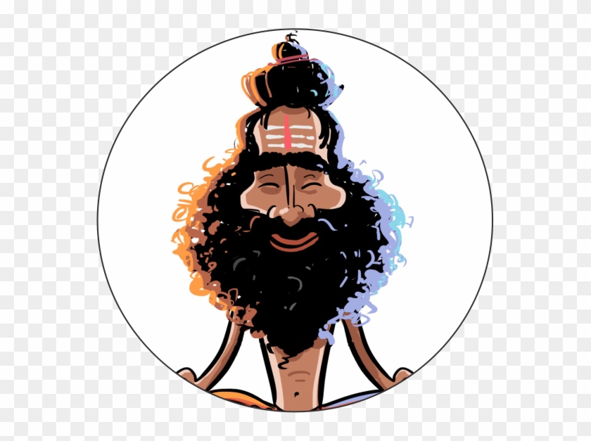 Social Babaji - Cartoon Baba Ji - Full Size PNG Clipart Images Download