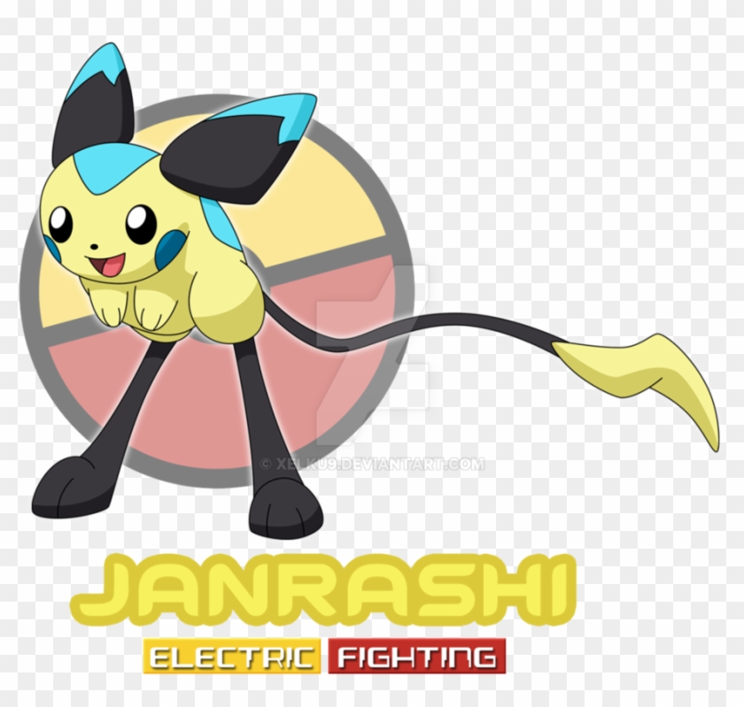 Fakemon Electric Jerboa By Xelku9 - Pokémon - Full Size PNG Clipart ...