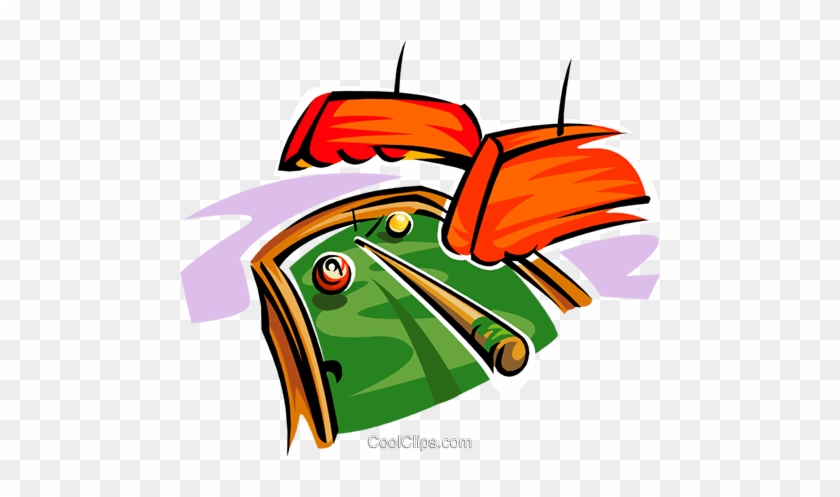 Billiards Motif Royalty Free Vector Clip Art Illustration - Billiards ...