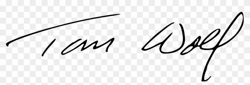 Tom Wolf Signature - Handtekening Tom - Free Transparent PNG Clipart ...