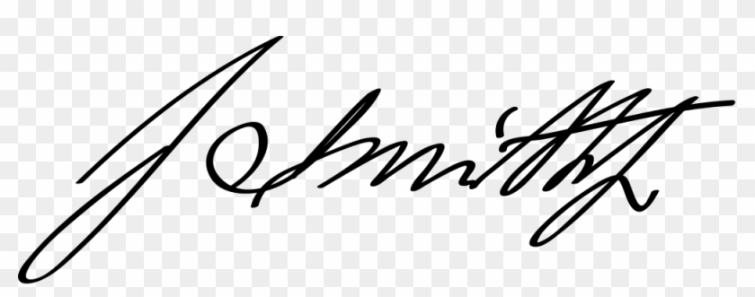 Open - Signature Of Joseph Smith - Full Size PNG Clipart Images Download
