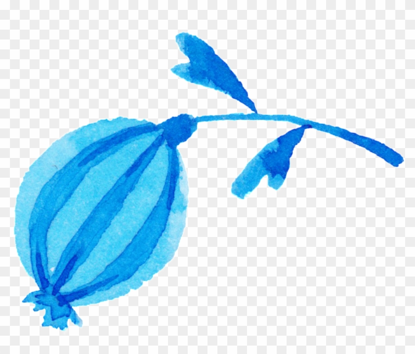 Blue Flower Decoration Vector - Blue Flower Decoration Vector - Full ...
