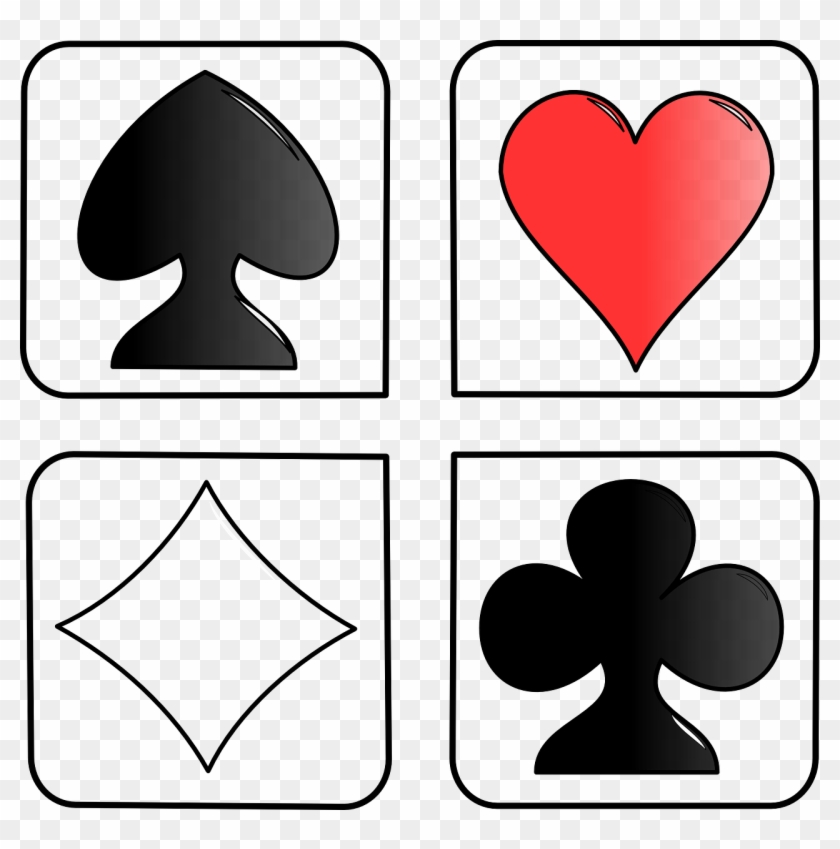 Playing - Cards Heart Diamond Spades - Full Size PNG Clipart Images ...