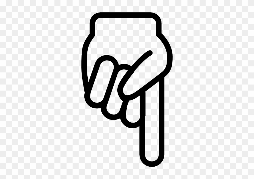 Pointing Down Free Interface - Finger Pointing Icon Png - Full Size PNG ...