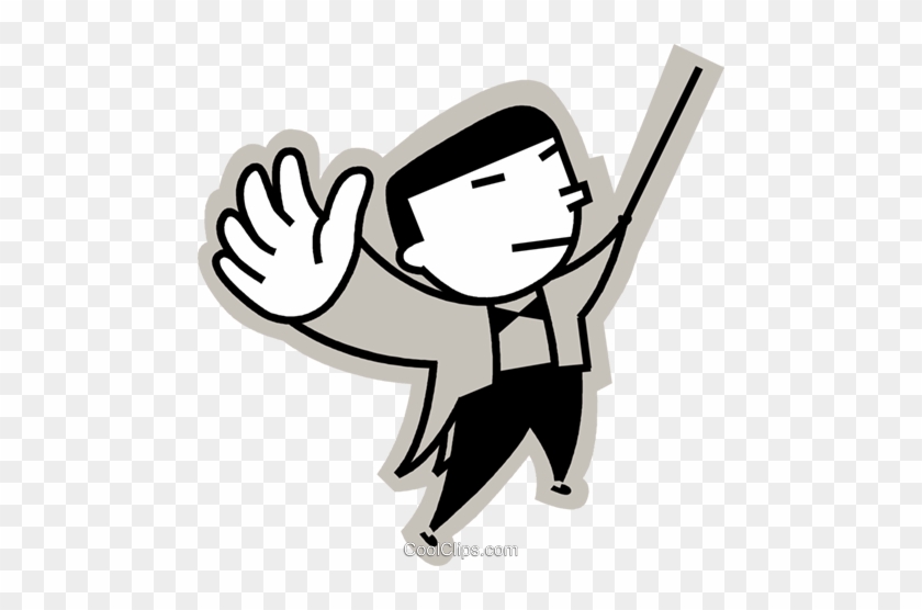 Conductor Royalty Free Vector Clip Art Illustration - Illustration ...