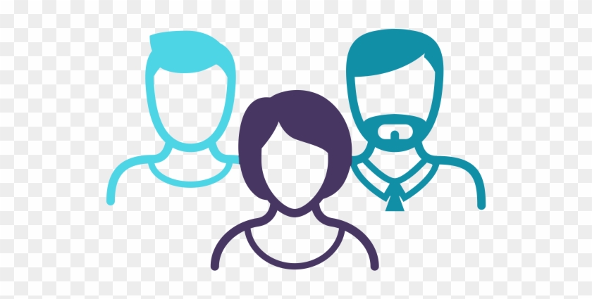 Team Of Three People - Agile Team Icon Transparent Background - Full ...