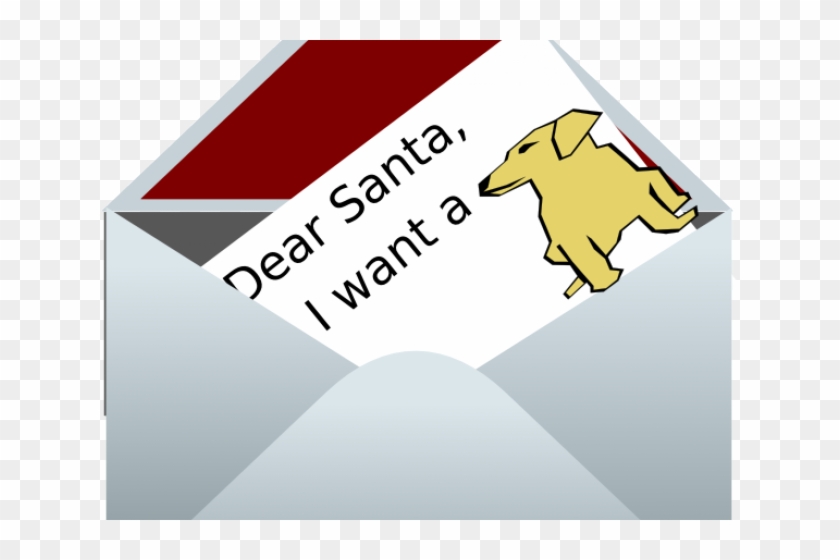 Dear Clipart Dear Santa - Letter - Full Size PNG Clipart Images Download