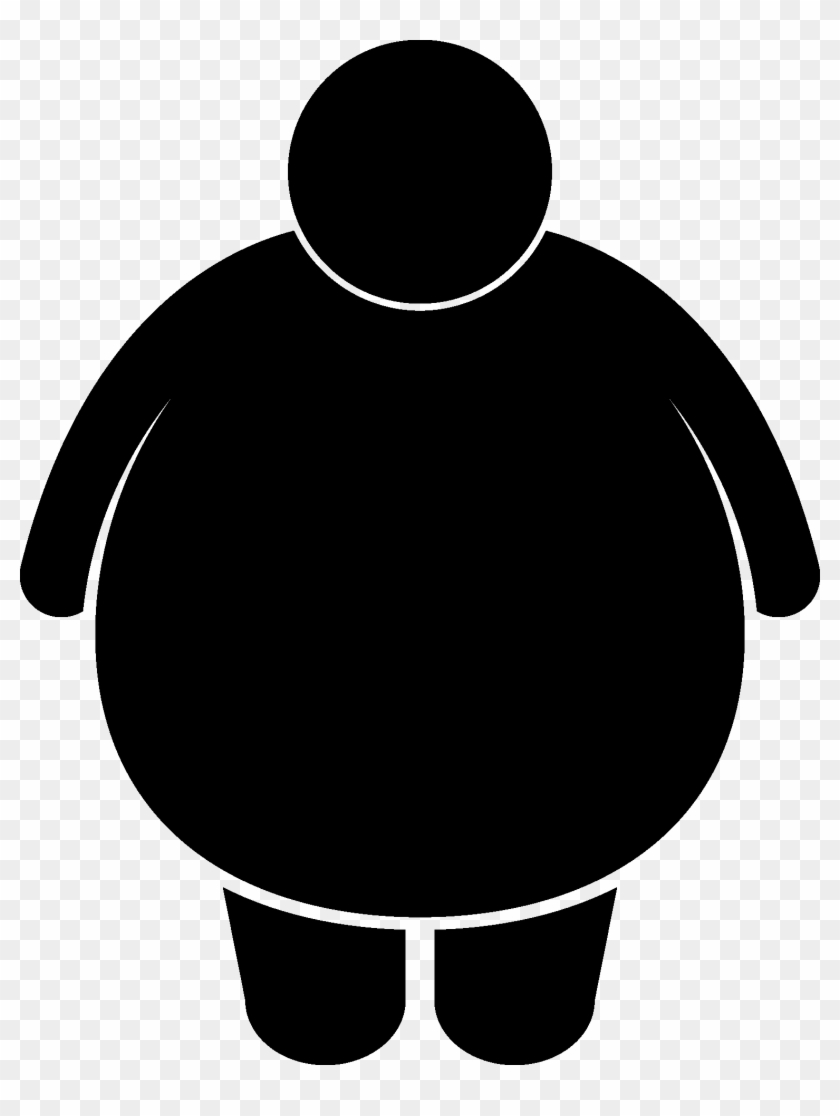 Obesity Silhouette At Getdrawings Com Free For - Overweight Clipart ...