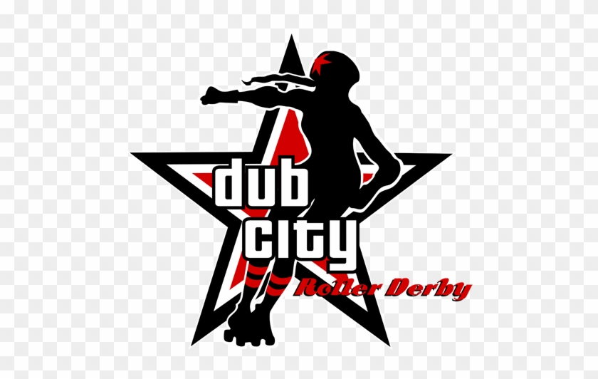 166 - Dub City Roller Derby - Full Size PNG Clipart Images Download