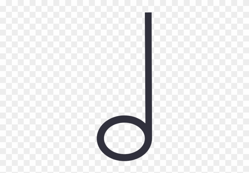 Music Notes - Music Notes Half Note - Full Size PNG Clipart Images Download
