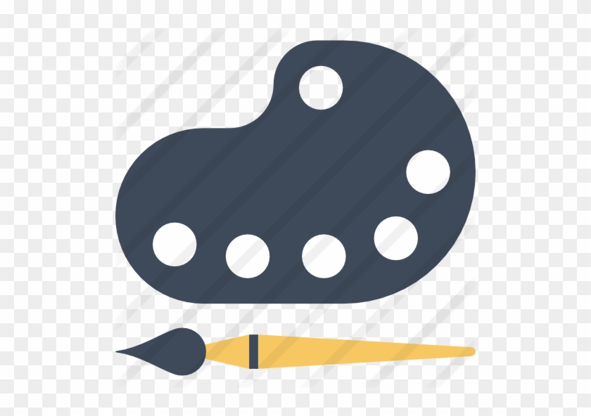 Paint Palette Free Icon - Palette - Full Size PNG Clipart Images Download