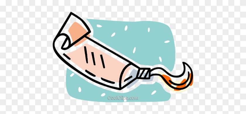 Toothpaste Royalty Free Vector Clip Art Illustration - Toothpaste ...