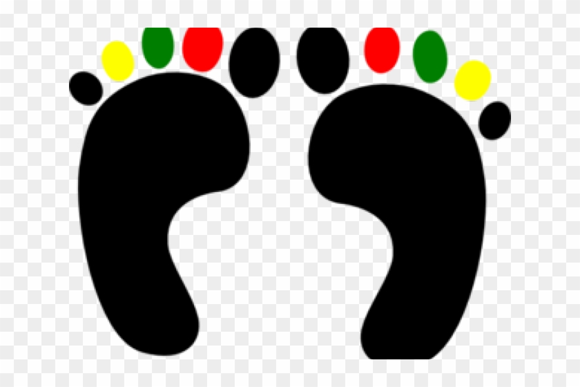 Feet Clipart Colored - Colored Footprints Png - Full Size PNG Clipart ...