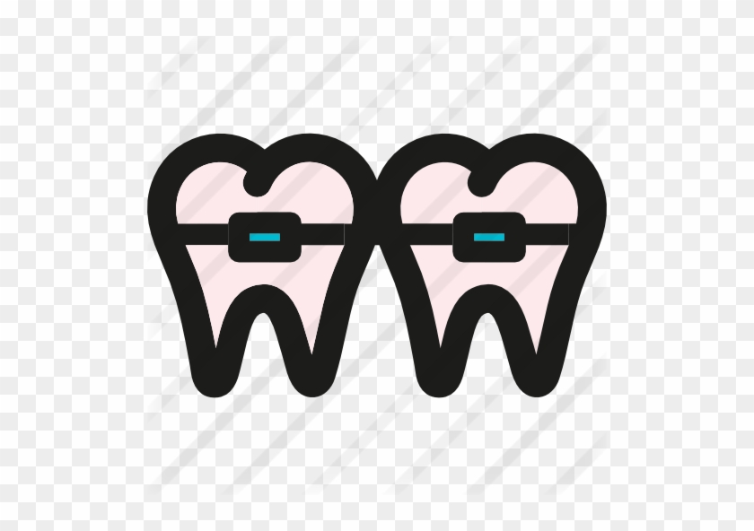 Braces Free Icon - Dentistry - Full Size PNG Clipart Images Download