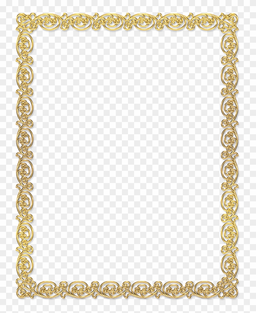 View All Images At Woman Suit Folder - Gold Chain Border Png - Full ...
