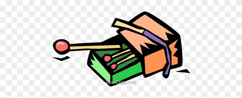 Boxes Of Matches Royalty Free Vector Clip Art Illustration - Match ...