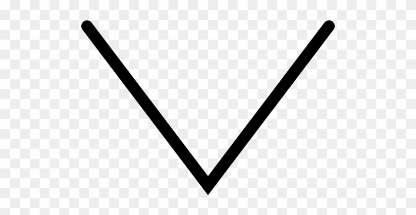 Angle Bracket Down Icon - Angle Bracket Down Icon - Full Size PNG ...