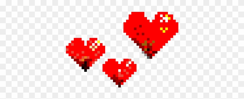 First Pixel Art Picture - Heart - Full Size PNG Clipart Images Download