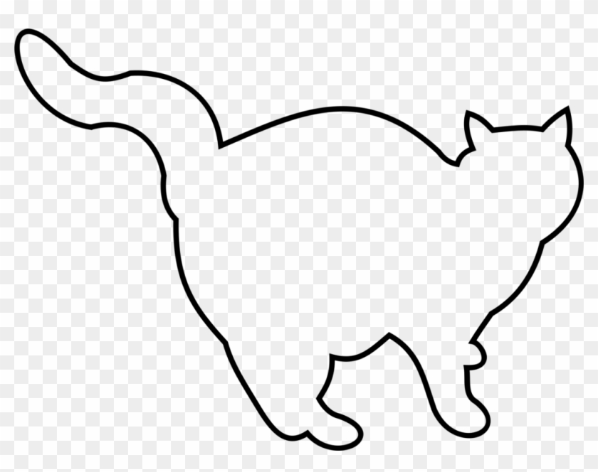 Clip Art Cat Outline - Clip Art Cat Outline - Full Size PNG Clipart ...