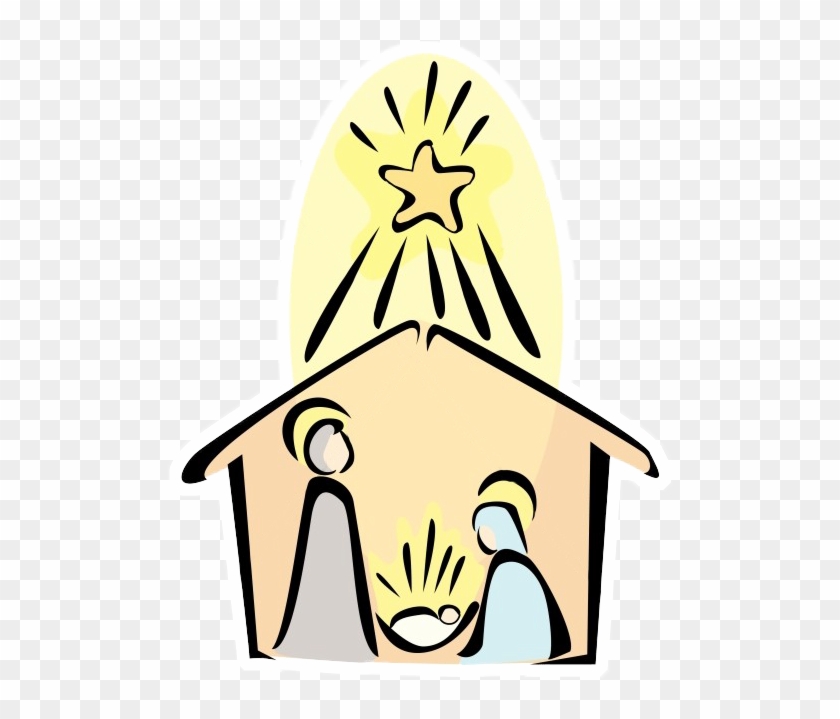 Nativity - Nativity Black And White - Free Transparent PNG Clipart ...