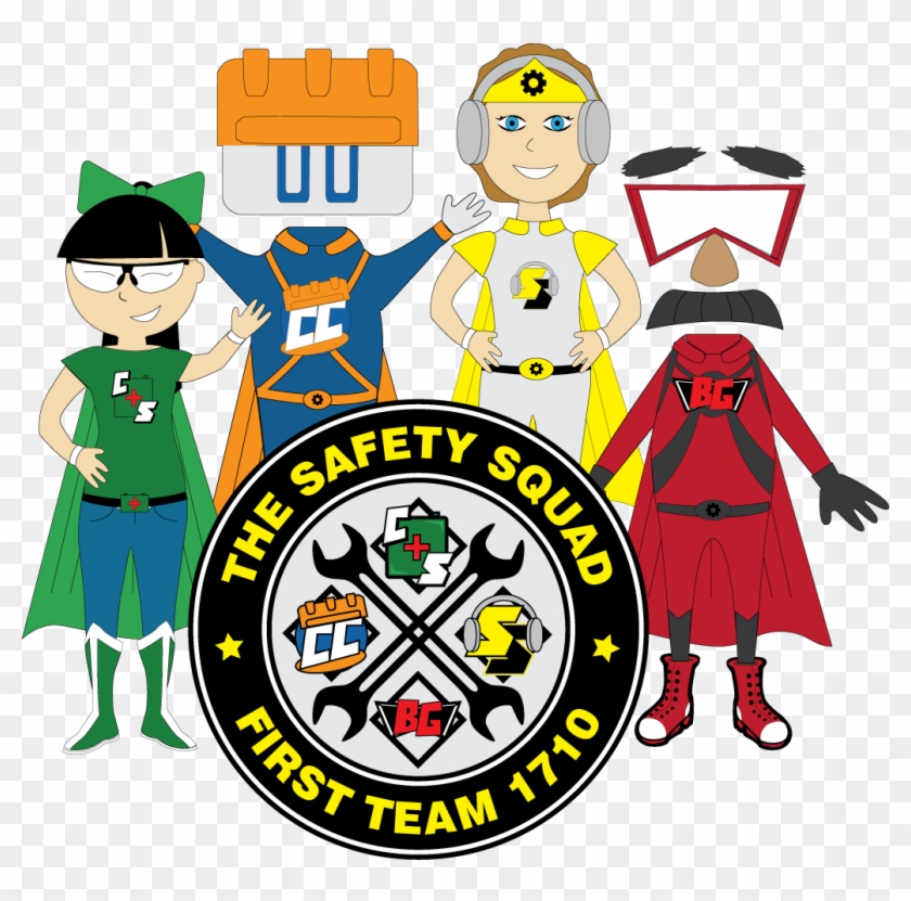 Meet Safety Squad - First Team 1710 Safety Squad Logo Basic Tees - Full ...