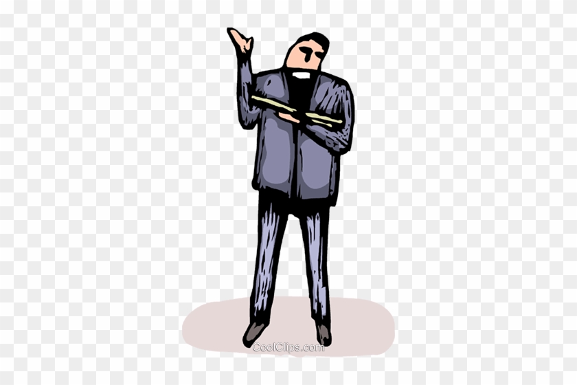 Priest Preaching From The Bible Royalty Free Vector - Clip Art - Full ...