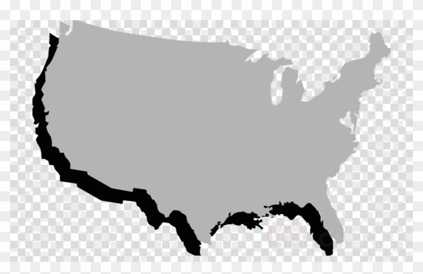 Download Grey Map Of United States Clipart United States - Final Tally ...