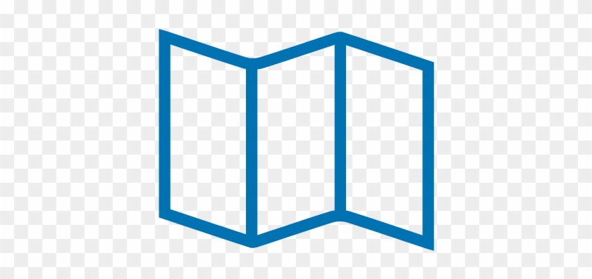 Brochure Icon - Folded Map Icon - Full Size PNG Clipart Images Download