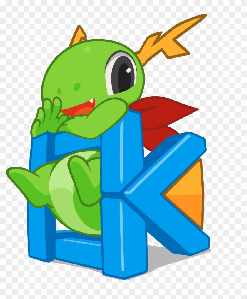 Kde Mascot - Full Size PNG Clipart Images Download